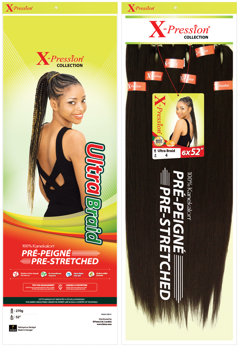 X-Pression - Pre-Stretched 6x 52" | Braiding Hair | Spell Beauty