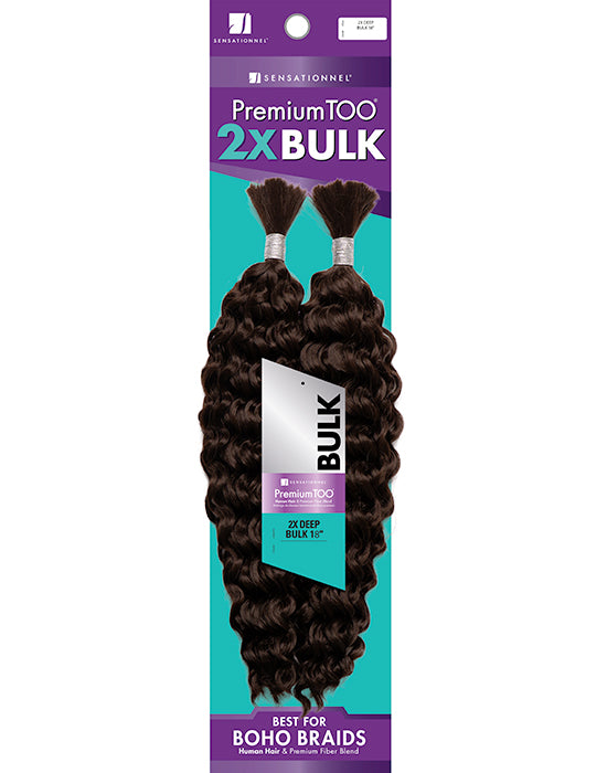 Premium Too | 2x Water Wave Bulk | Bulk Braids 18" – Spell Beauty