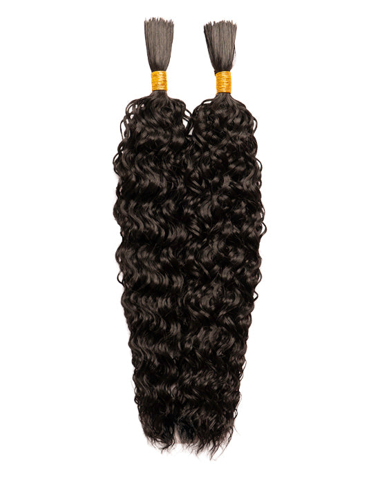Outre X-Pression Pre-Sectioned | Dominican Curl Bulk | Bulk Braids 18 ...